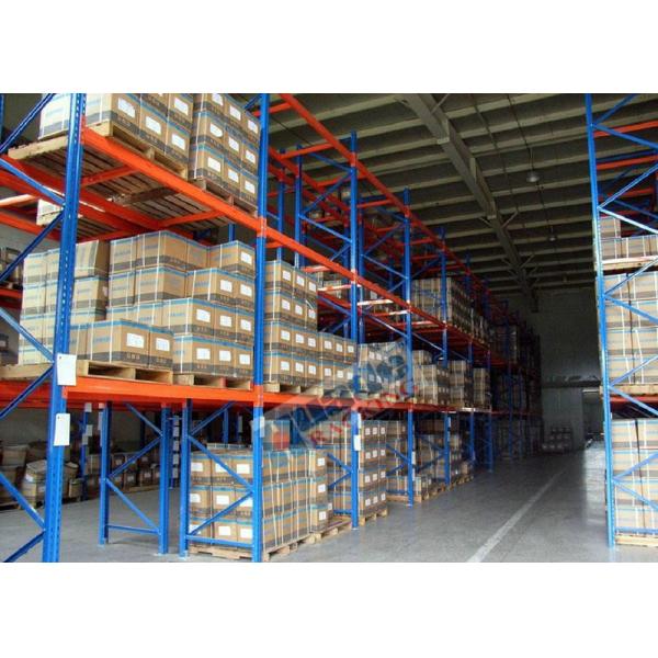 Quality Logistics Pallet Rack Shelving , 2500 Kg Max Load Q345 Steel Shelving Racks for sale