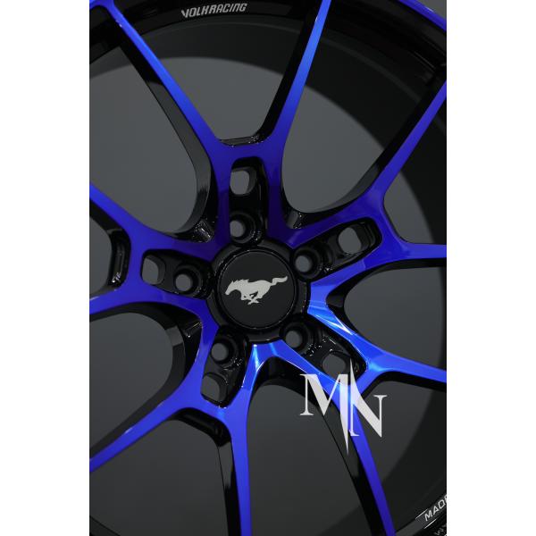 Quality Volk Racing Rays G025 Blue Wheels Forged Wheels for sale