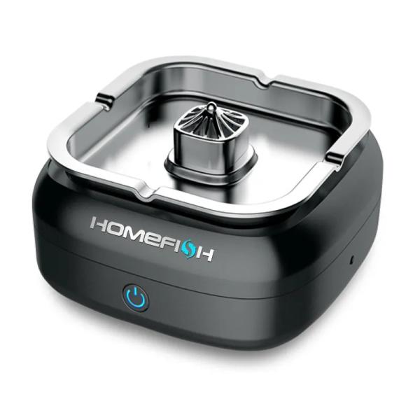 Quality Homefish Stainless Steel Electric Multifunctional Ashtray Air Purifier HEPA for sale