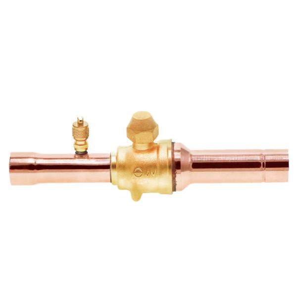 Quality Refrigeration Control Compact ball Valve Brass -30degree For R22 for sale