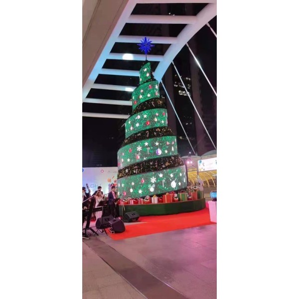 Quality Lionled P2.5 Indoor Flexible Led Display Screen With Special Shape for sale