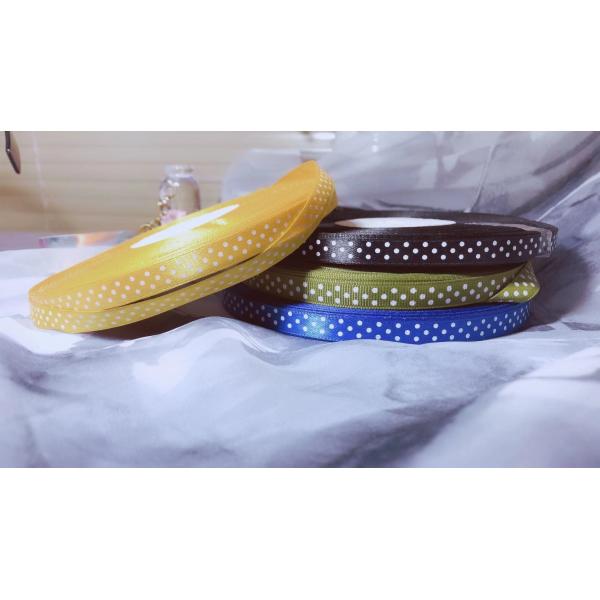 Quality Customized Print Satin Grosgrain Ribbon with Logo For Wrapping Decoration Garment for sale