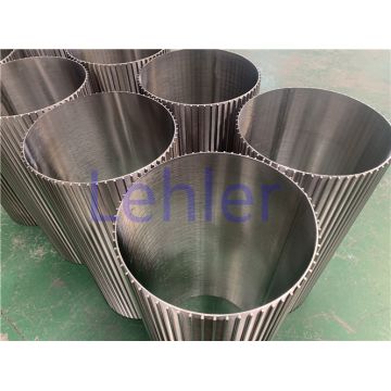 Quality Lehler Wedge Wire Screen Cylinders , Vertical Wire Screen Circular Support Rod for sale