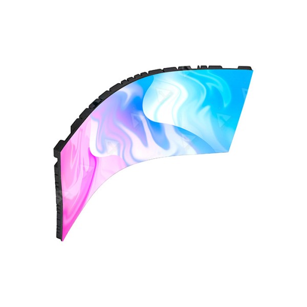 Quality Cylindrical Flexible LED Display PH4 Front Change SMD Video Wall for sale