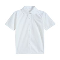 Quality Schoolwear Formal Shirts Custom Girls Shortsleeve White Shirts for sale