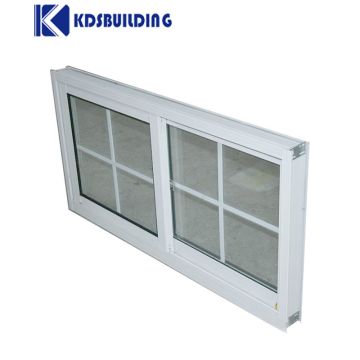 Quality KDSBuilding Plastic Windows Pvc Sample Design Double Glaze Upvc Slide Window for sale