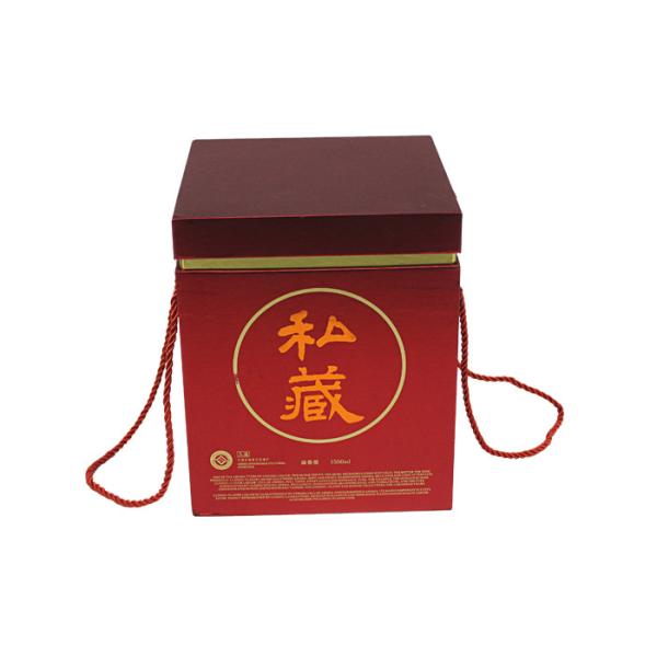 Quality OEM Corrugated Packaging Box With Handle FSC ISO certificate for sale