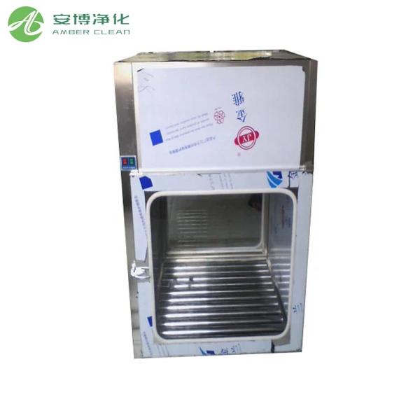 Quality UV Light Stainless Steel Mechanical Interlock Cleanroom Pass Through Box for sale
