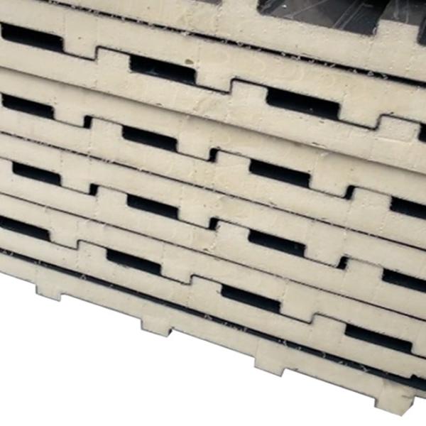 Quality Insulated Aluminum PU Sandwich Roof Panel 1000mm Width Concealed Fixing Installation for sale
