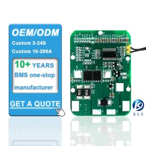 Quality Custom LiFePO4 BMS 3-24S 10A-200A for Li-ion Battery Protection for sale