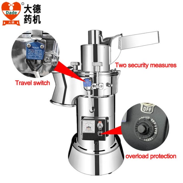 Quality DF-30A Electric Mill Grinder Overload Protection Commercial Grain Grinder 2880rpm for sale