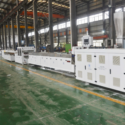Quality Shenzhen HYPET Popular PVC Wire Duct Cable Extrusion Machine With Punching for sale