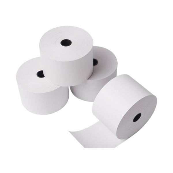 Quality IS14001 55gsm 12x17mm 80mm Receipt Printer Paper Rolls for sale