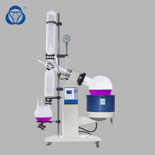 Quality Auto Lifting Desktop Rotary Vacuum Evaporator With Water Bath for sale