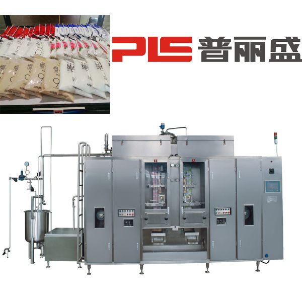 Quality 4500-9000 BPH 100ml-500ml Automatic Aseptic Pouch Filling Machine for yoghurt for sale