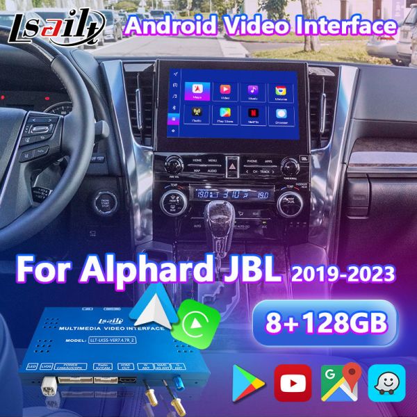 Quality Lsailt Android Carplay Video Interface for 2019 -2023 Toyota Alphard Vellfire for sale