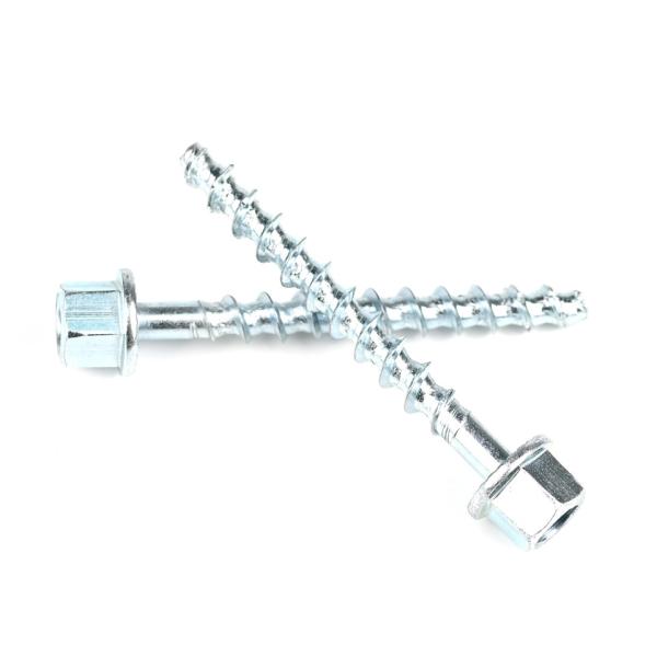 Quality Flange Hexagonal Thread Rod Cement Screw Anchor with Flat Head and T/T Payment for sale
