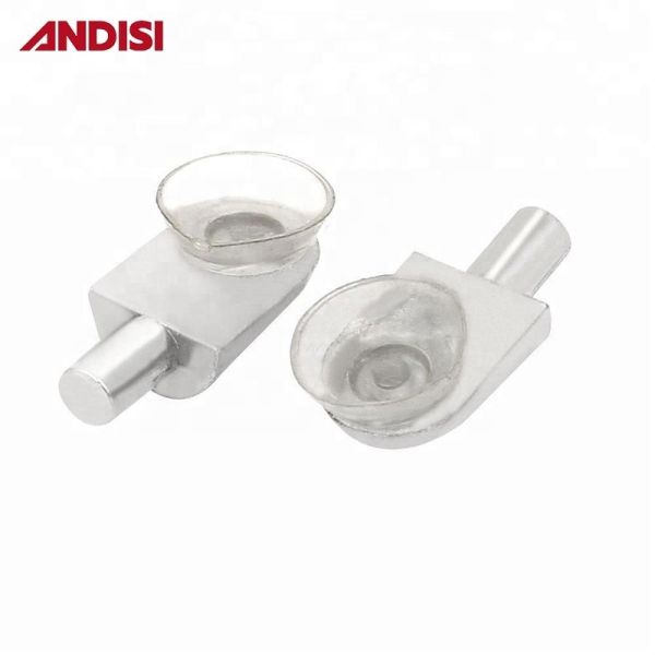 Quality 5mm Pin Wood Shelf Rubber Suction Cup Multi-functional Furniture Cabinet Support for sale