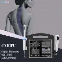 Quality M001 Desktop 4D HIFU Beauty Machine 2 Handles Ultrasonic Focus Hifu Body Machine for sale