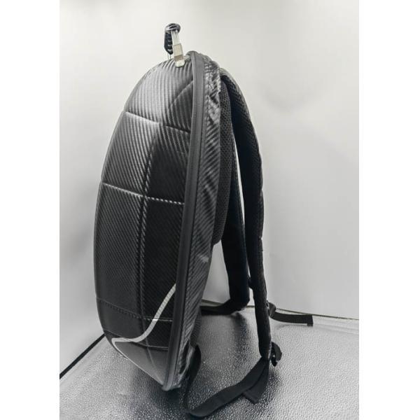 Quality Waterproof Motorcycle Helmet Bag Backpack Rubber Logo With LED Display for sale