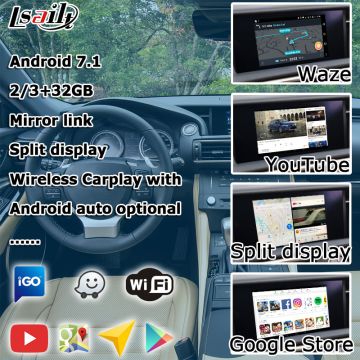 Quality Lexus RC350 RC300h RC200t RCF GPS Navigation Box video interface youtube Google for sale