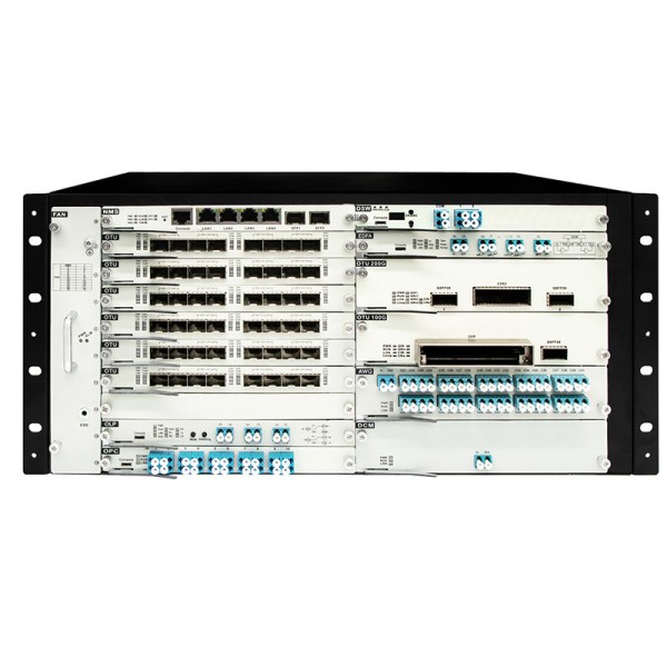 Quality OTN DWDM 5U Chassis 20 Service Slots For 100G 200G 400G Transmission Dual Power Input for sale