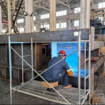 Quality S355JR Carbon Steel Welding Process for Construction Machinery Parts for sale