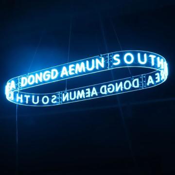 Quality Customized Hanging Rings Neon Light for Personalized Ceiling 12V AC Input for sale