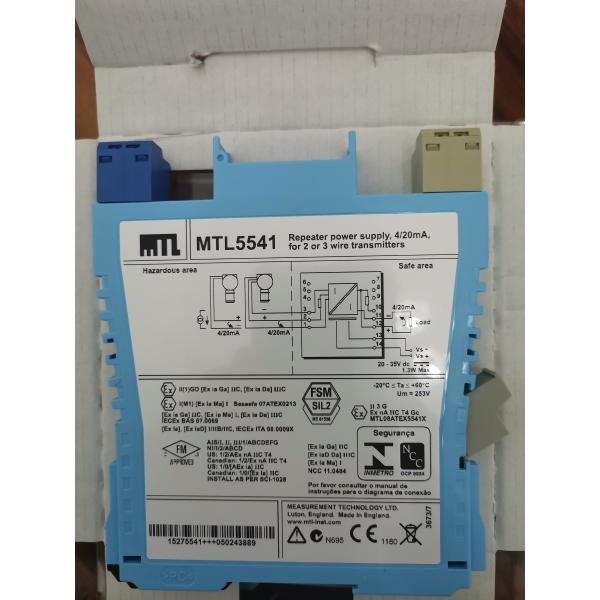 Quality MTL5541/S -T REPEATER POWER SUPPLY 4/20mA, 2- Or 3-Wire Transmitters for sale