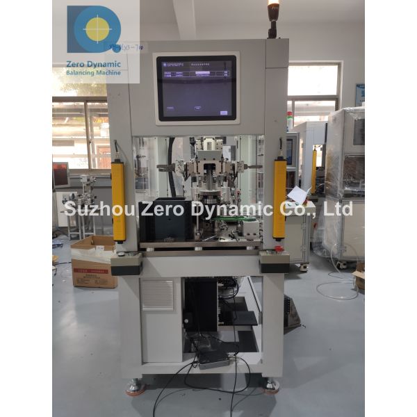 Quality Two Station Gear Workpiece Single Plane Automatic Drilling Correction Balancing for sale