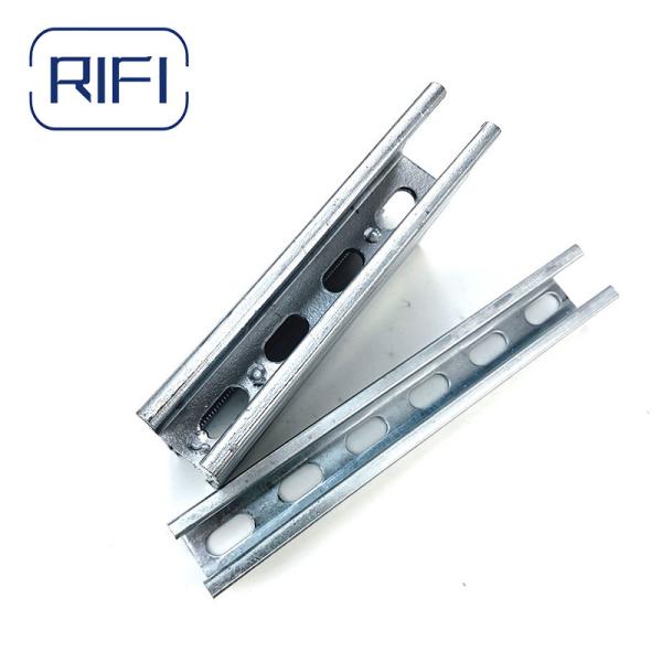 Quality 0.8mm-3mm Thickness Silver Strut Channel for Sturdy and Durable Structural for sale