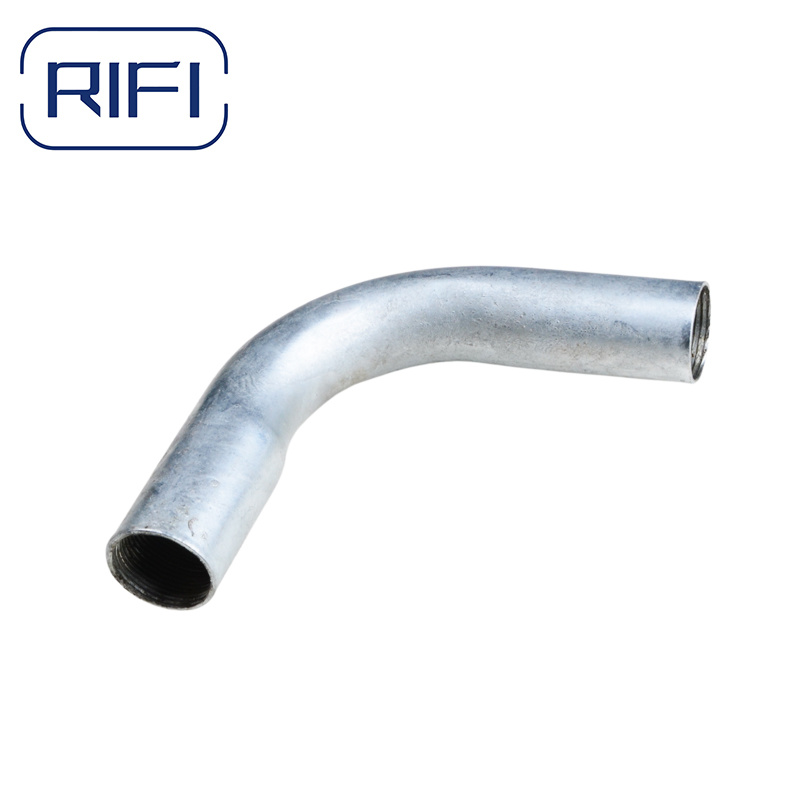 BS4568 Gi Electrical Conduit Pipe Hot DIP Galvanized Normal Bend Solid Elbow Bend