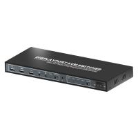 China ROHS Black 4 X 1 1080P HDMI DP KVM Switch factory