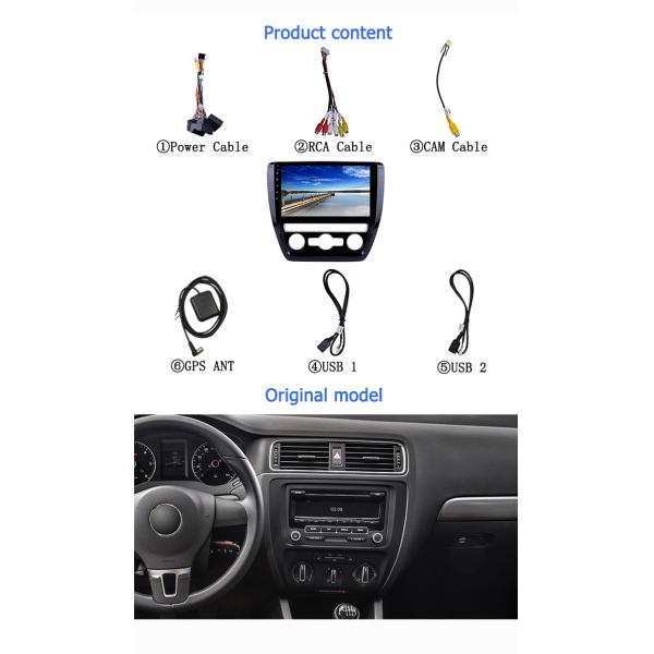 Quality Quad Core Android Auto Car Stereo VW Volkswagen Sagitar Jetta Bora 2011-2016 for sale
