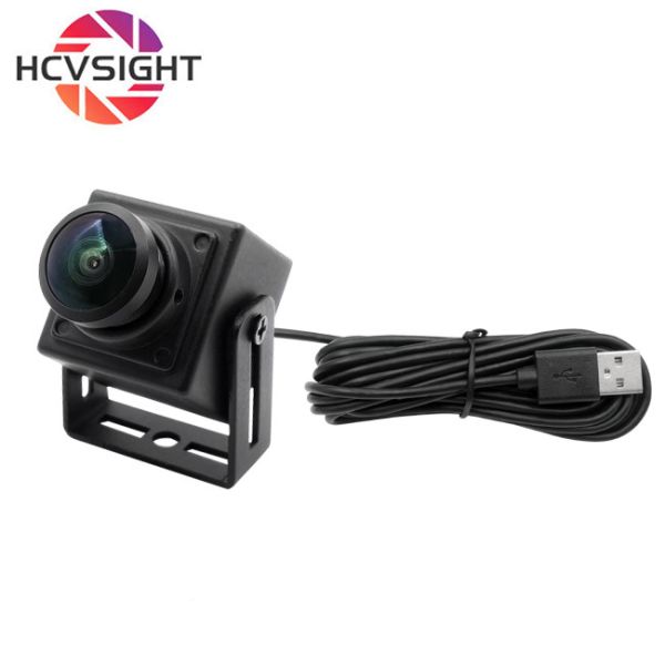 Quality 2MP Wide-angle USB Camera With Waterproof Fisheye Lens UVC Mini Metal Box Design for sale