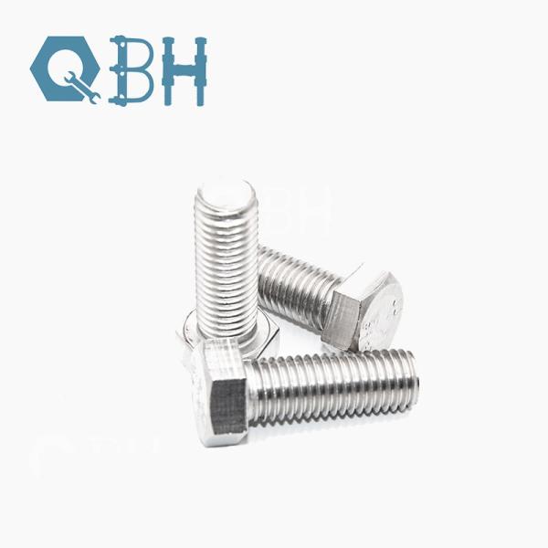 Quality 304 M2-M20 Steel Hex Bolt Plain Surface Treatment for sale