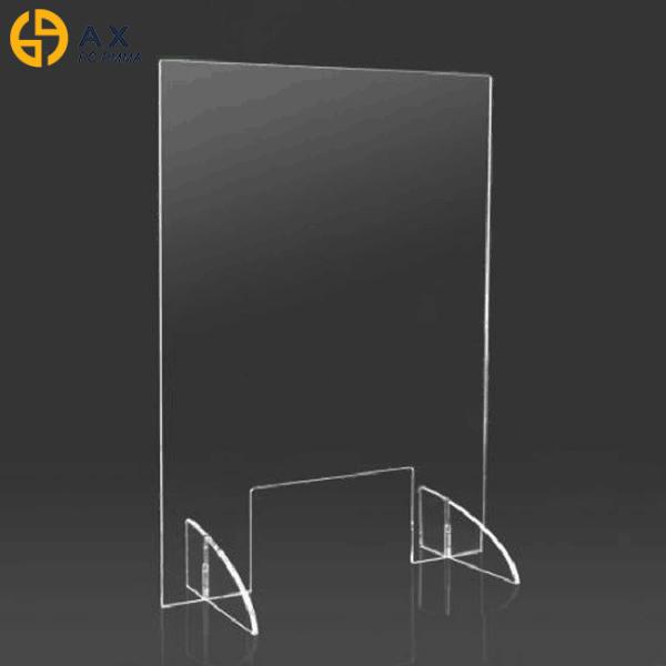 Quality PMMA Transparent 4mm 5mm Desk Sneeze Guard for sale