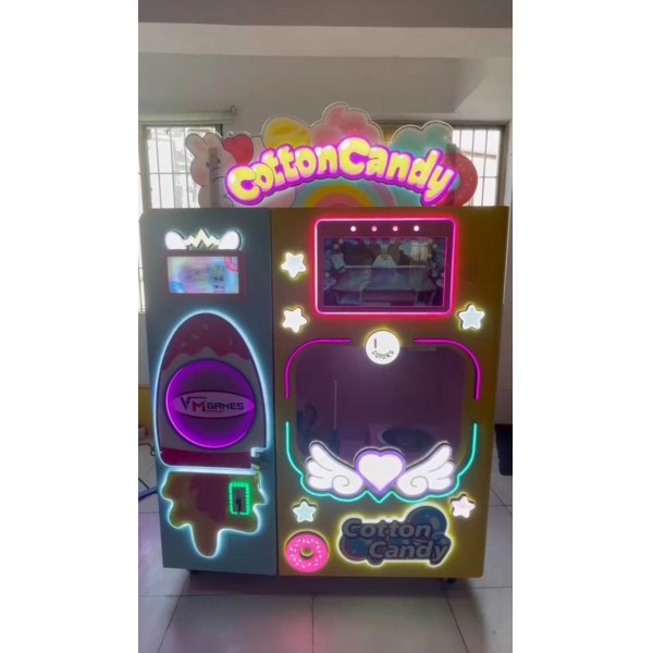 Quality OEM Robot Automatic Cotton Candy Machine 180KG 21.5inch for sale