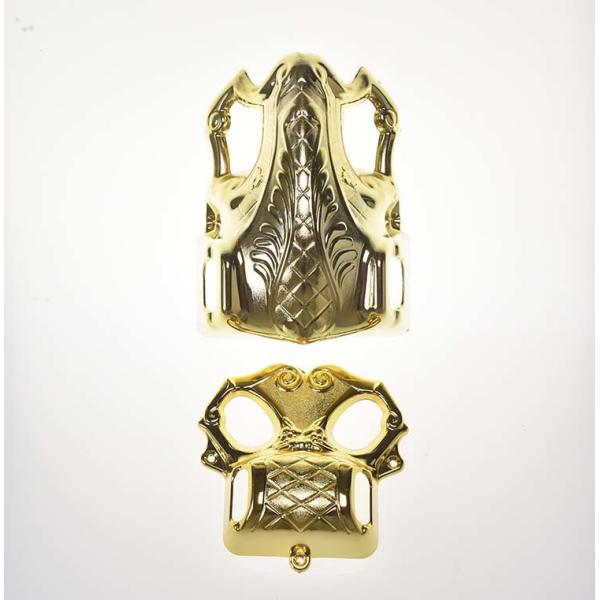 Quality Wraped Coffin Decoration Corner 4# Gold Color Free Samples BV Approved for sale