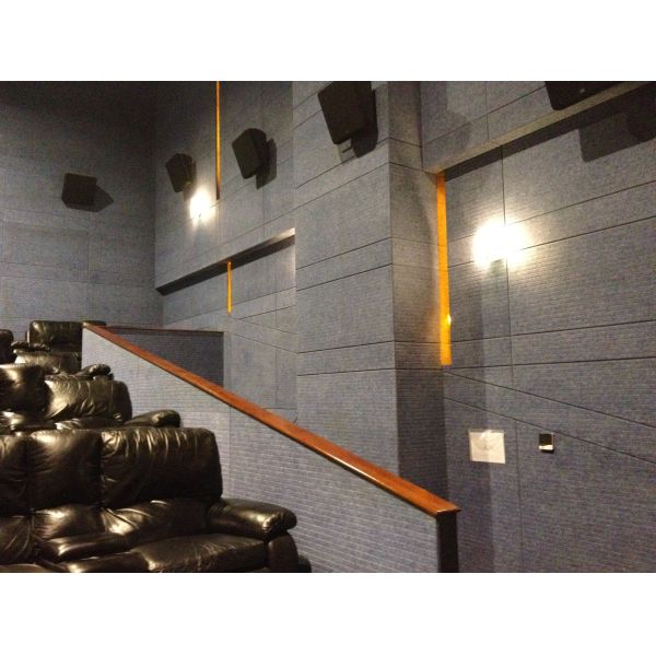 Quality PET Acoustic Ceiling Cloud 24mm 1200x1200mm White Suspended Island for sale