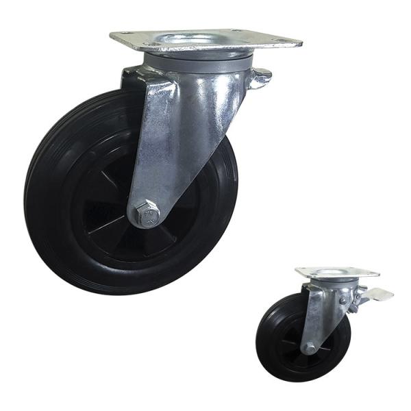Quality 286lbs Loading Heavy Duty Lockable Casters , 150mm Castor Wheels for sale