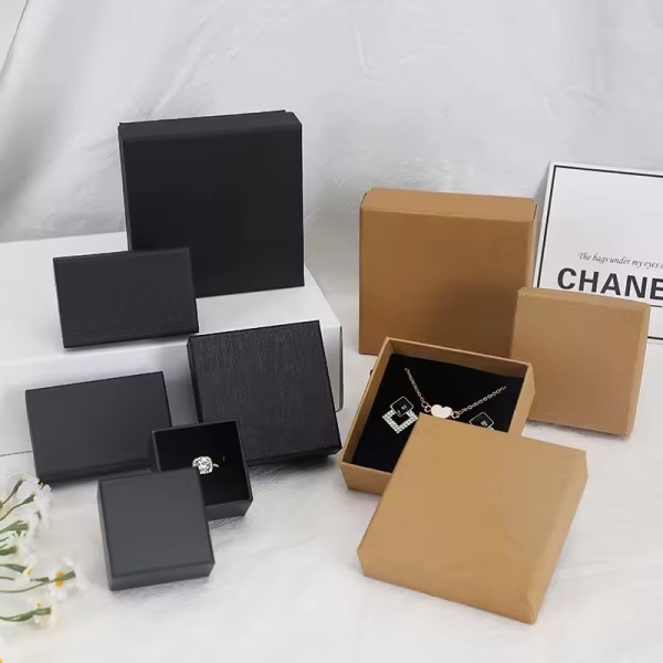 Quality Eco Friendly Custom Cardboard Jewelry Gift Boxes Portable With Foam Insert for sale