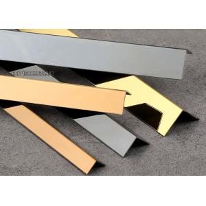 Quality Formaldehydefree Stainless Steel Decorative Profiles Corner Guards Anticollision for sale