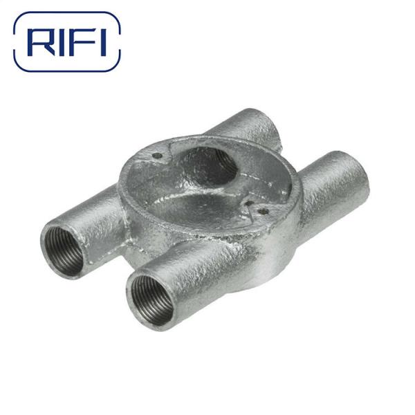 Quality Outdoor Electrical Round Cable Junction Box Enclosure Malleable Iron Mold for sale