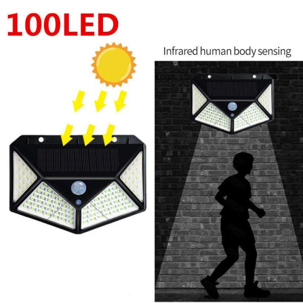Quality 100LEDs Solar Induction Street Lights for Long-Lasting Outdoor Lighting for sale