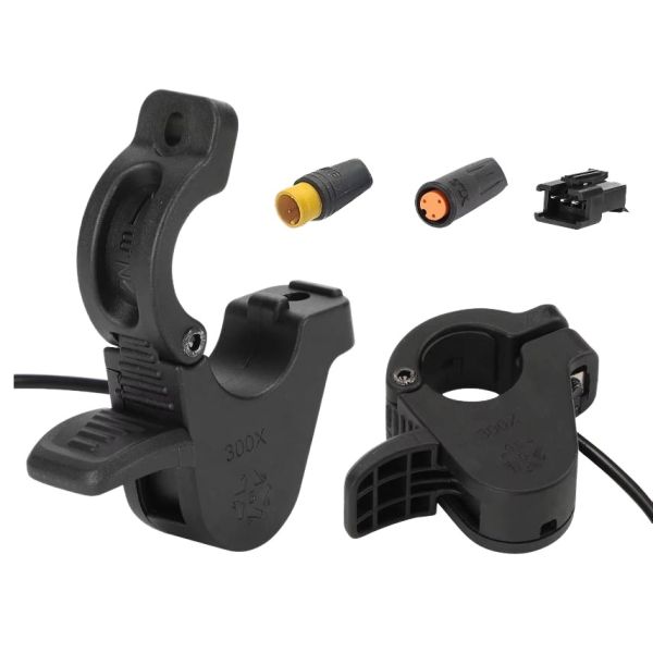 Quality 300X Electric Bicycle  Accelerator Thumb Scooter Throttle SM male for 24V 36V 48V Ebike /fatbike for sale
