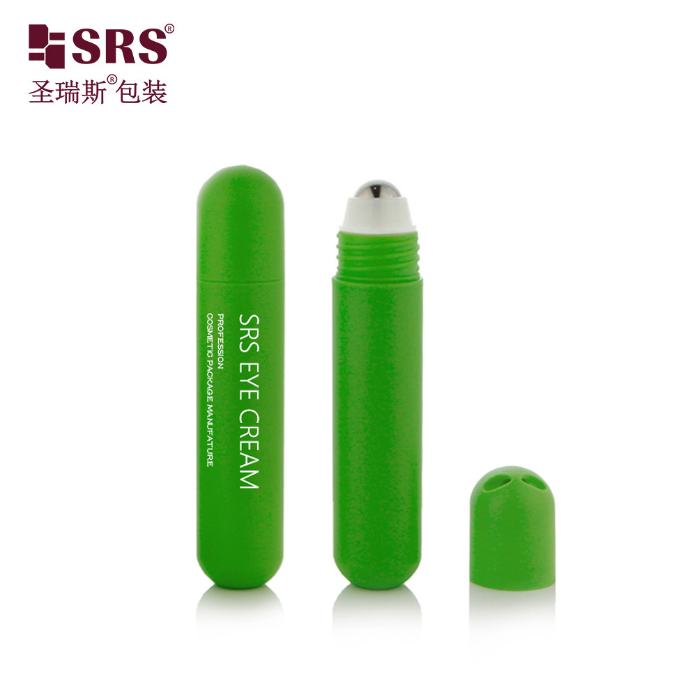 Quality RPPG 25ml Round Bottom Plastic PP PCR Recycled Antiperspirant Liquid Roller for sale