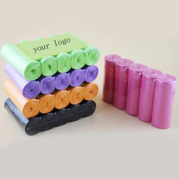 Quality Flexo Printing Clear Printing Bags Biodegradable Plastic Trash Bags for for sale
