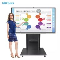 Quality 40 Point Touch Interactive Whiteboard , TFT LCD 86 Inch Smart Board for sale