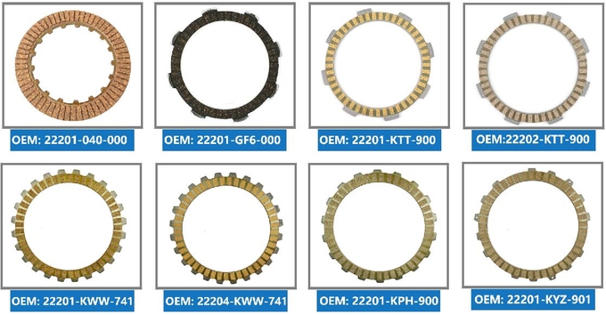 OEM Rubber Cork Material FCC Clutch Friction Plate for Hero Splendor 22201-GF6-000 0